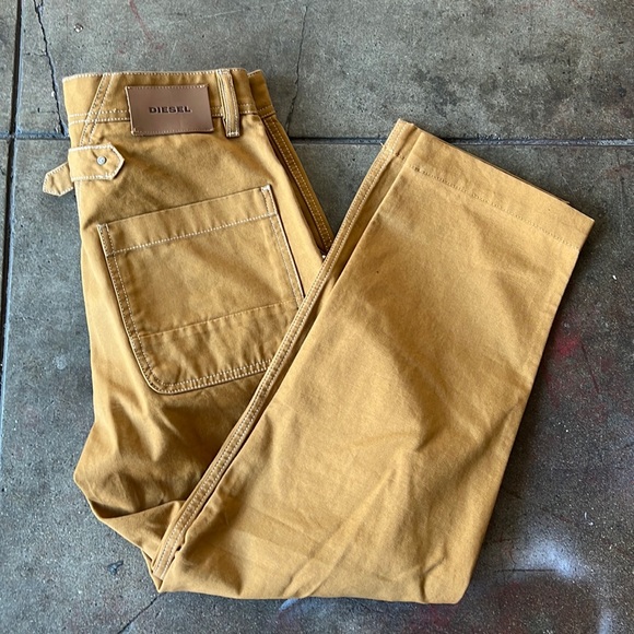 Diesel | Pants | Diesel Wheat Cargo Pants | Poshmark